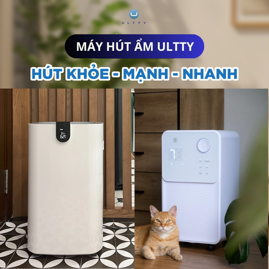 Máy hút ẩm Ultty có tốt không? Đánh giá chi tiết từ chuyên gia